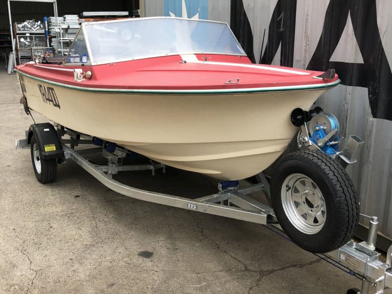 Galvanised Boat Trailer with Disc Brakes For Sale | Suits 4M - 4.7M ...
