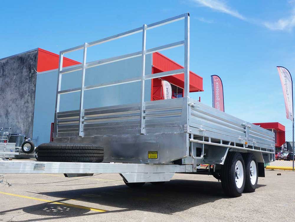 12x7 Flat Top/Bed Tandem Dual Axle Trailer Brisbane Qld - Stonegate ...