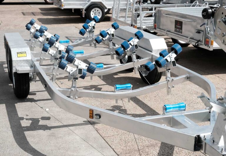 Tandem Axle 5.5m - 6.2m Boat Trailer with Disc Brakes For Sale Brisbane