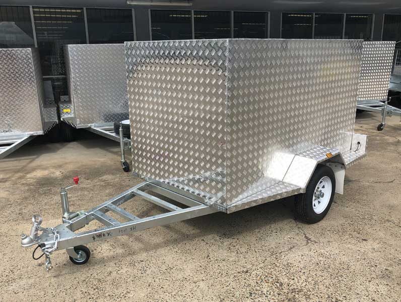 6x4 Fully Enclosed Cargo Luggage Trailer For Sale Brisbane Queensland