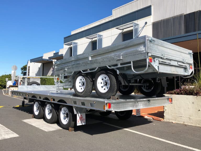 19x8 Heavy Duty Tri-axle Flat Deck Trailer For Sale Brisbane ...