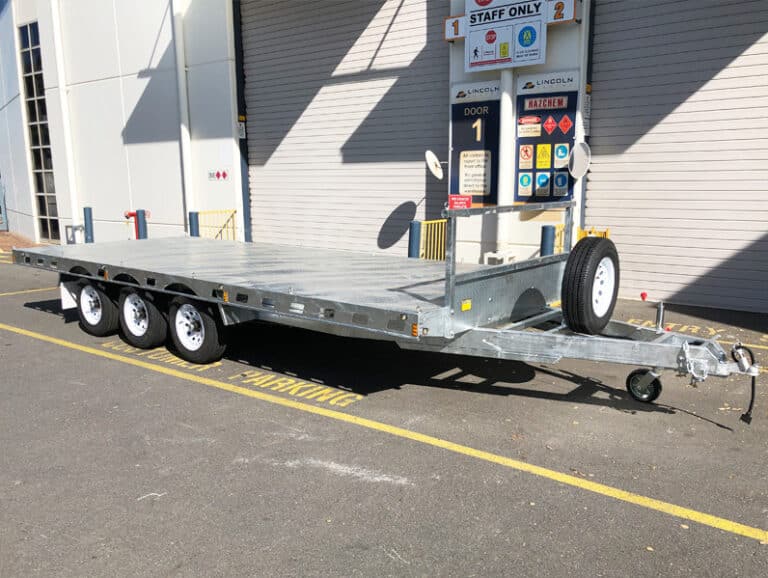 19x8 Heavy Duty Tri-axle Flat Deck Trailer For Sale Brisbane ...