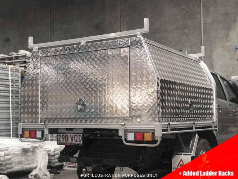 Aluminium Dual Cab Ute Canopy | Industrial Grade | Builders Canopy ...