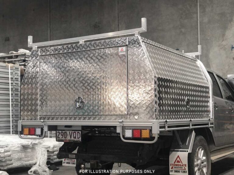 Dual Cab Ute Canopy and Tray Bundle Commercial Grade | Stonegate Industries