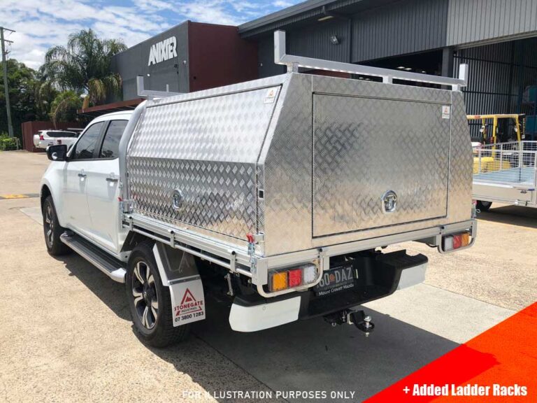 Aluminium Dual Cab Ute Canopy | Industrial Grade | Builders Canopy ...