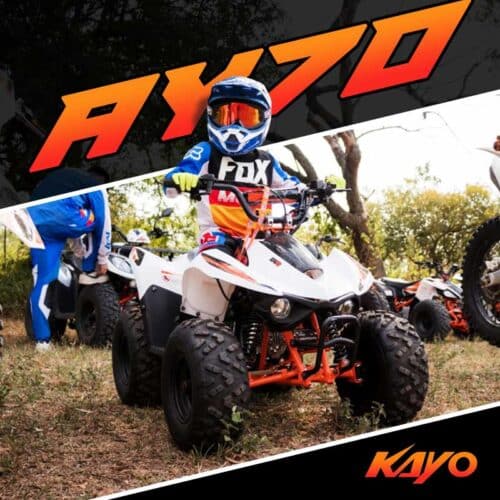 Kayo AY70 Red Off Road ATV Quad Bike Brisbane - Stonegate Motors