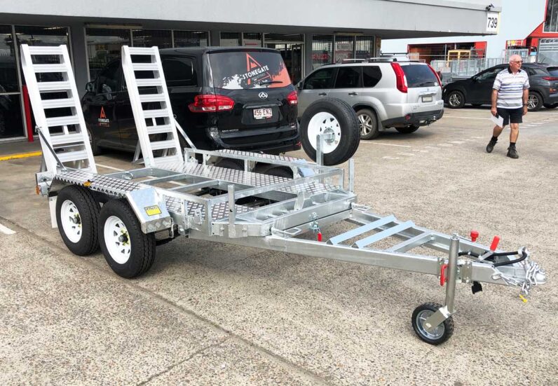 8x5 Scissor Lift Plant Machinery Trailer For Sale (2800KG ATM)