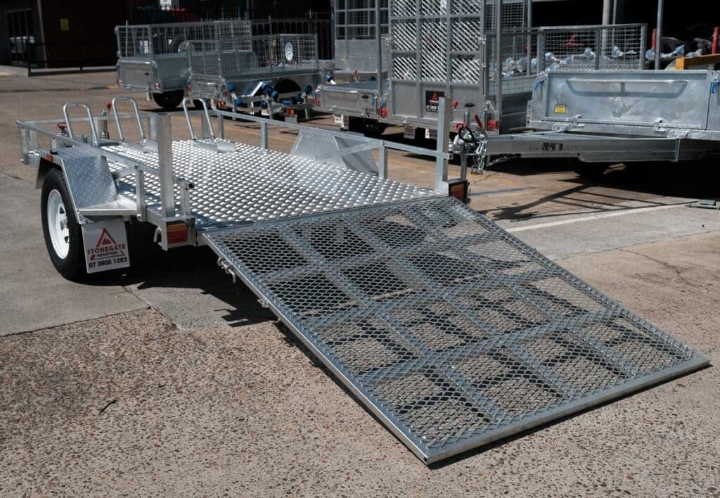 9x5 UTV ATV Buggy Mower Motorcycle Tipper Trailer For Sale