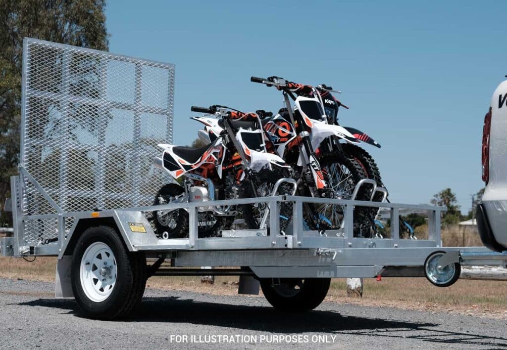 9x5 UTV ATV Buggy Mower Motorcycle Tipper Trailer For Sale