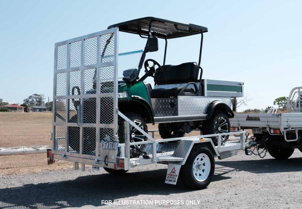 9x5 UTV ATV Buggy Mower Motorcycle Tipper Trailer For Sale