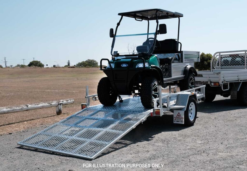 9x5 UTV ATV Buggy Mower Motorcycle Tipper Trailer For Sale