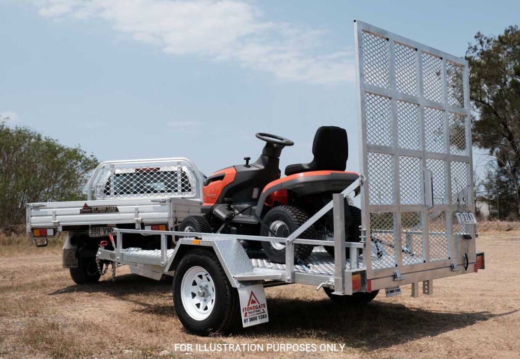 9x5 UTV ATV Buggy Mower Motorcycle Tipper Trailer For Sale