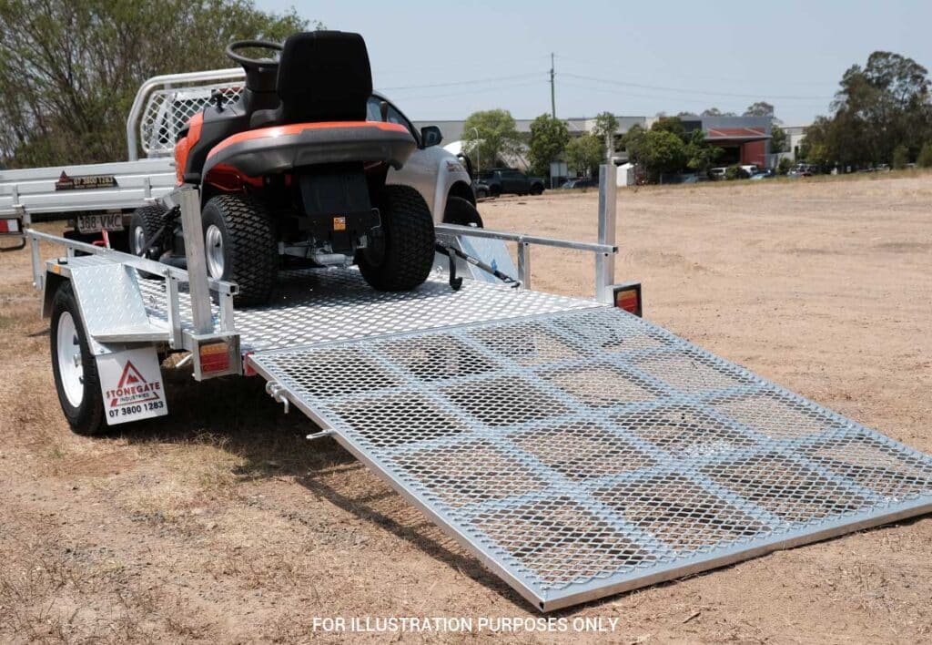 9x5 UTV ATV Buggy Mower Motorcycle Tipper Trailer For Sale