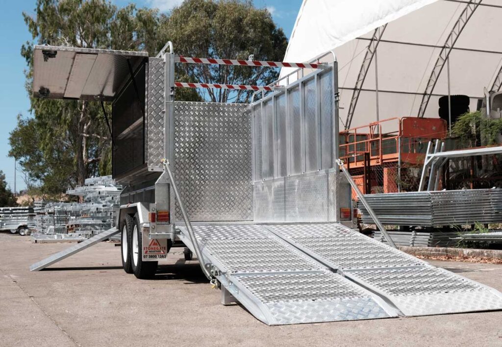 8x5 Gardening Landscaping Lawn Mower Trailer