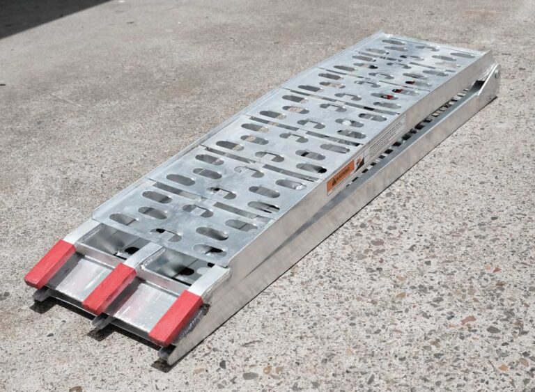 2.2m Aluminium Curved Folding Loading Ramp For Sale Brisbane Queensland