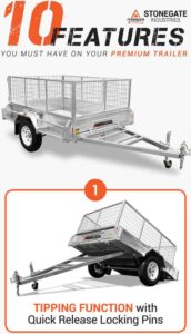 StoneGate 8×6 Galvanised Box Trailer For Sale Brisbane