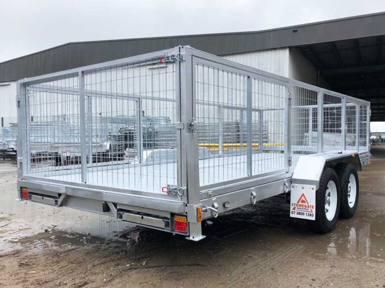 Car Trailer with Cage For Sale Brisbane | Stonegate Industries
