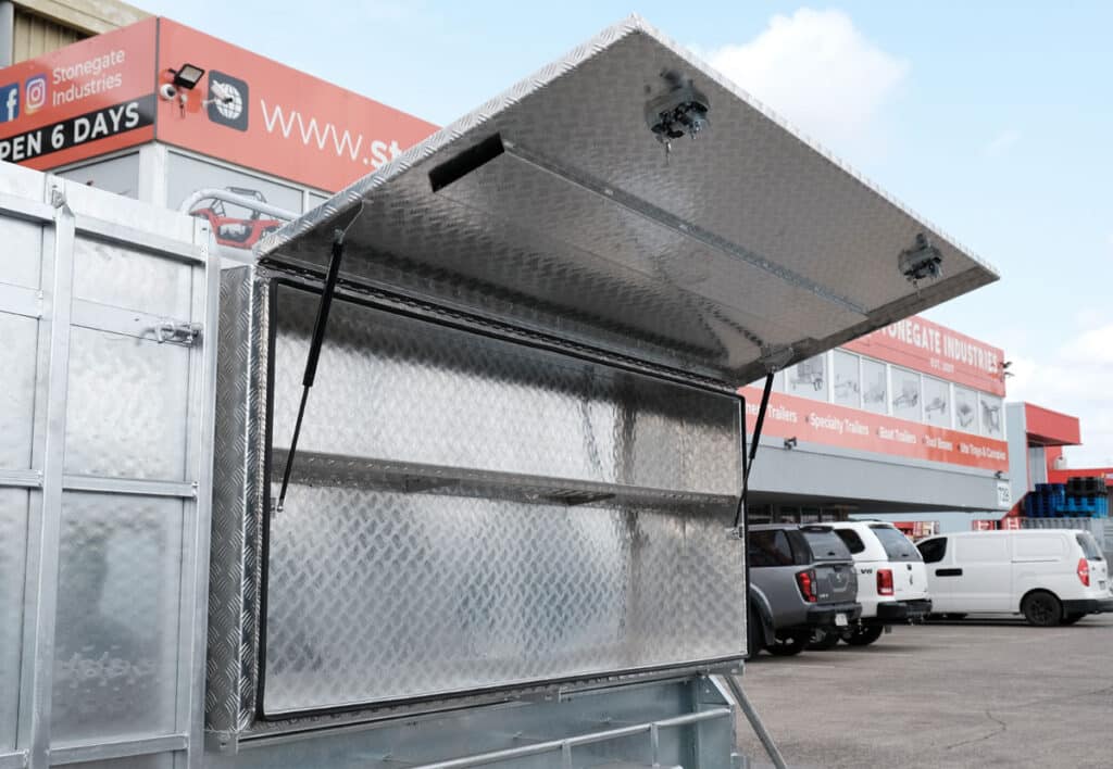 10x6 Heavy Duty Tandem Lawn Mower Trailer For Sale with Enclosed Mower ...