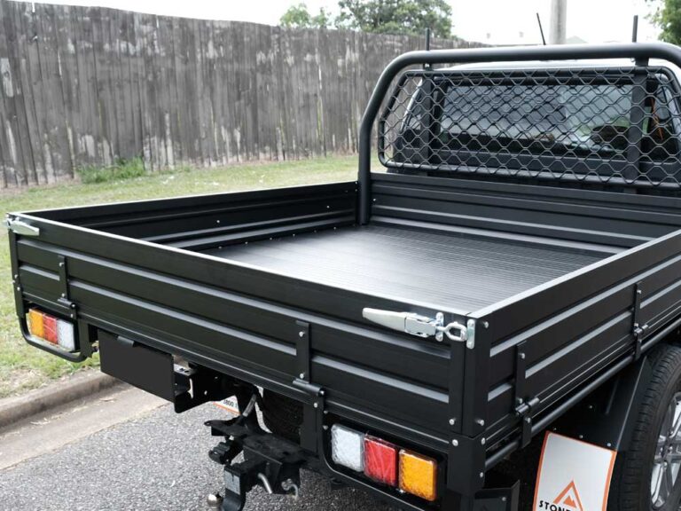Dual Cab Aluminium Black Powder-Coated Ute Tray For Sale (1800mm x ...