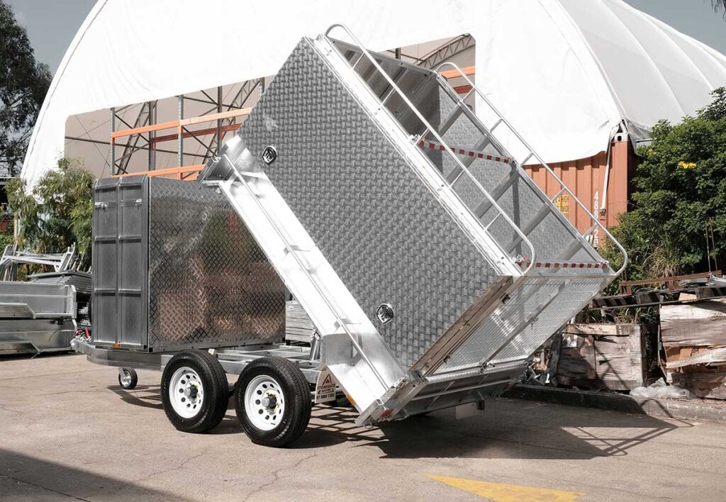 Gardening Trailers Brisbane Landscaping Lawn Mower Tipper Trailer