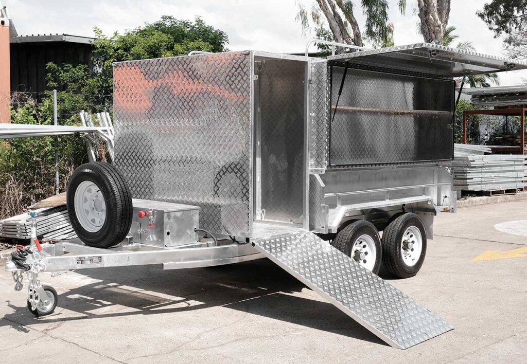 Gardening Trailers Brisbane Landscaping Lawn Mower Tipper Trailer