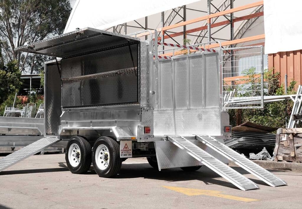 Gardening Trailers Brisbane Landscaping Lawn Mower Tipper Trailer