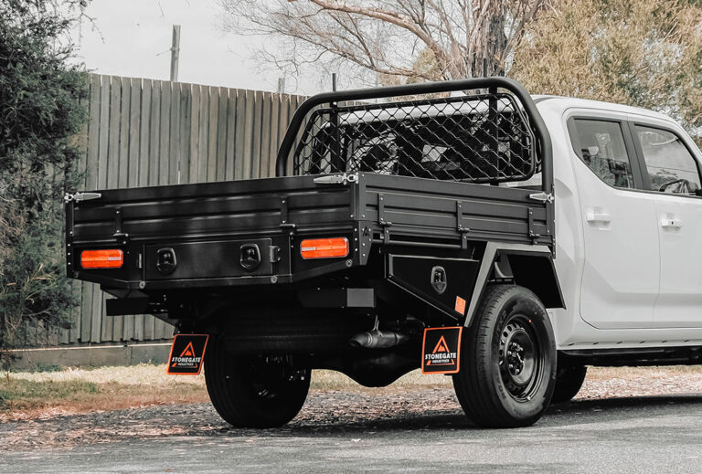 1650mm Ute Tray Premium Black Powder-Coated Tray for Aussie Tradesmen