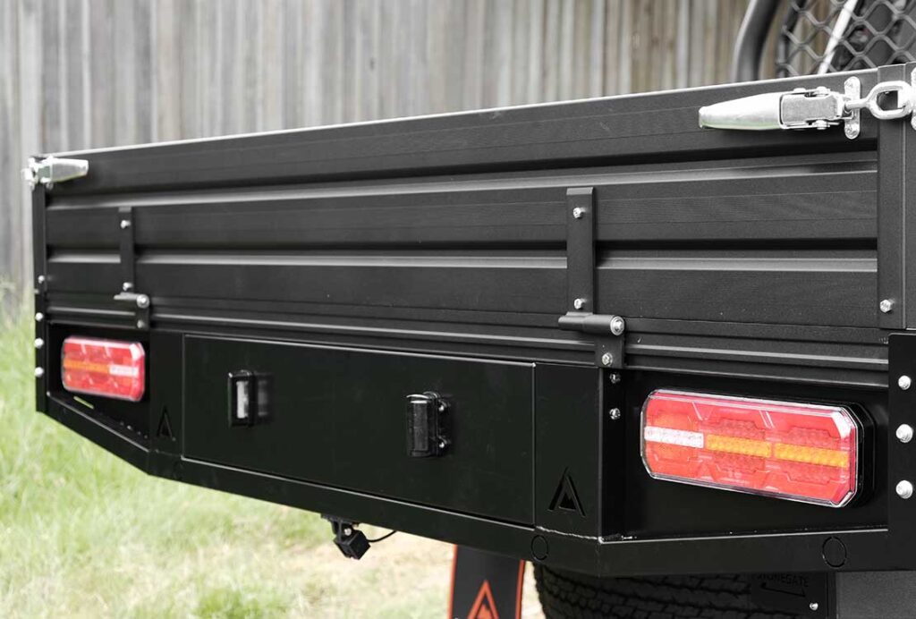 Black Powder-Coated Extra Cab Ute Tray Brisbane | Tailored for Aussie ...