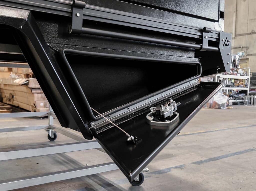 Tradie Elite Dual Cab Ute Tray & Canopy Combo Black Powder-Coated