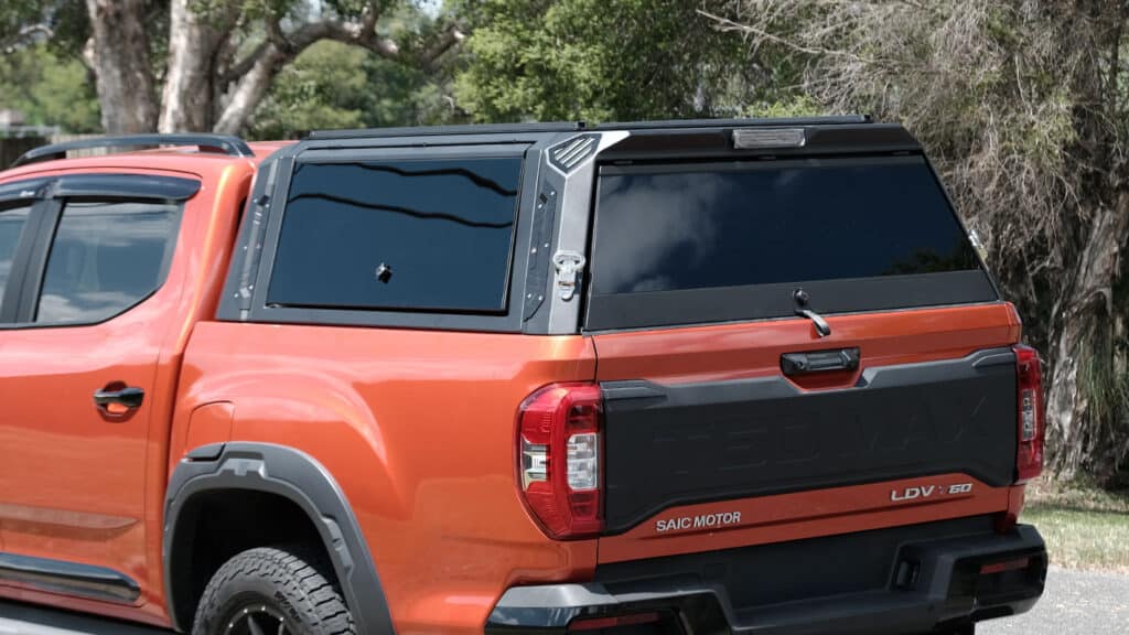 LDV T60 Tub Canopy for Sale. Rigex Premium Ute Canopy. Stonegate Industries