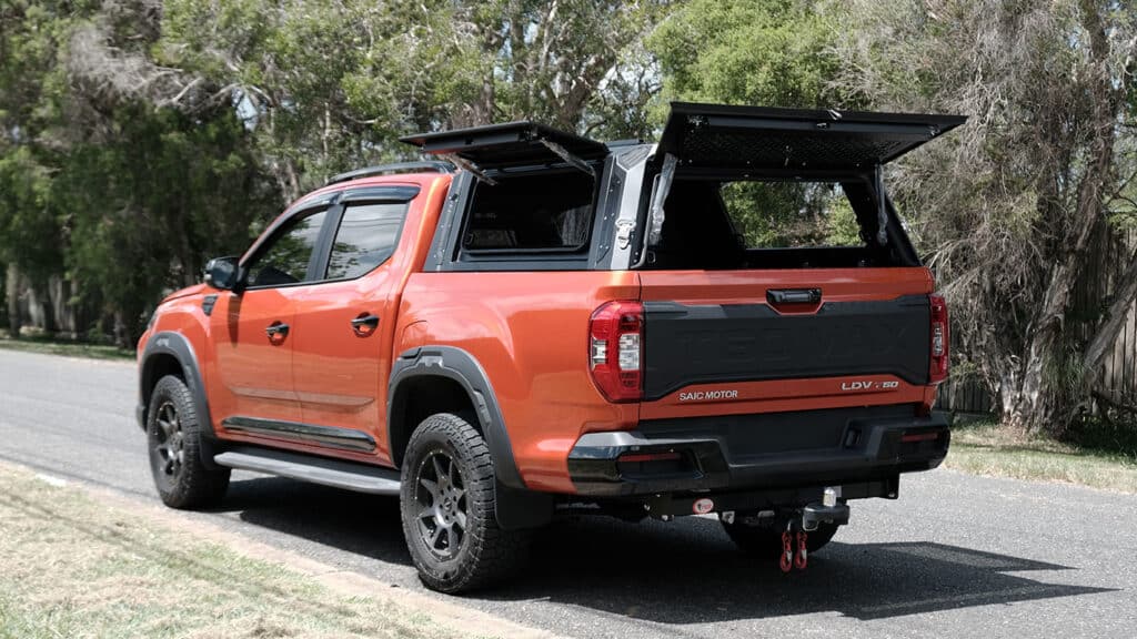 LDV T60 Tub Canopy for Sale. Rigex Premium Ute Canopy. Stonegate Industries